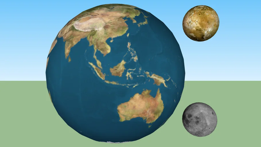 Earth Moon Size Comparison