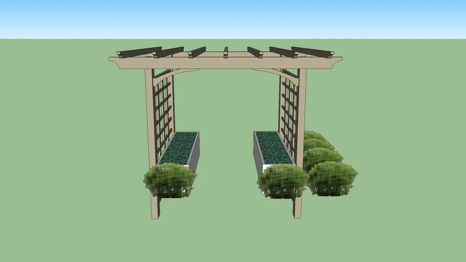 Trellis_garden | 3D Warehouse
