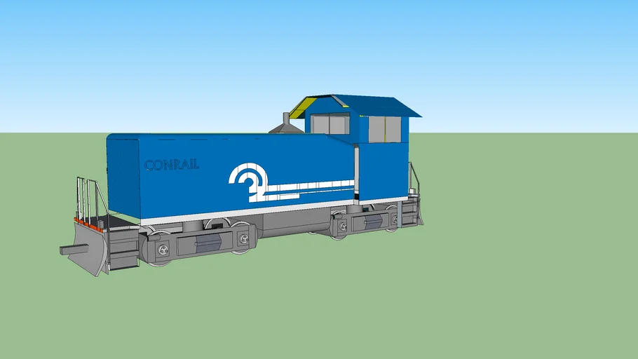 Conrail train | 3D Warehouse