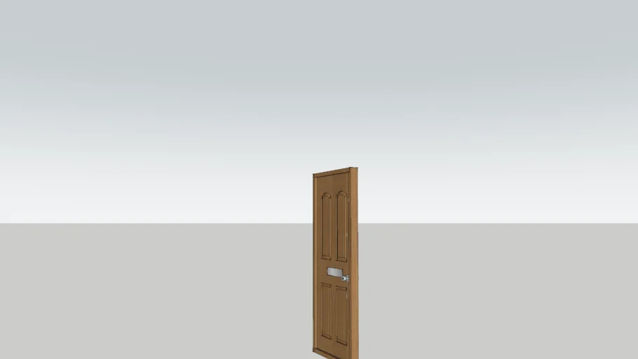 Basic entry door | 3D Warehouse