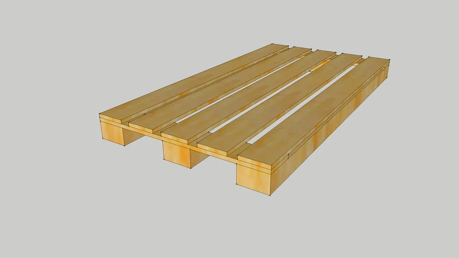 Wooden Pallet | 3D Warehouse