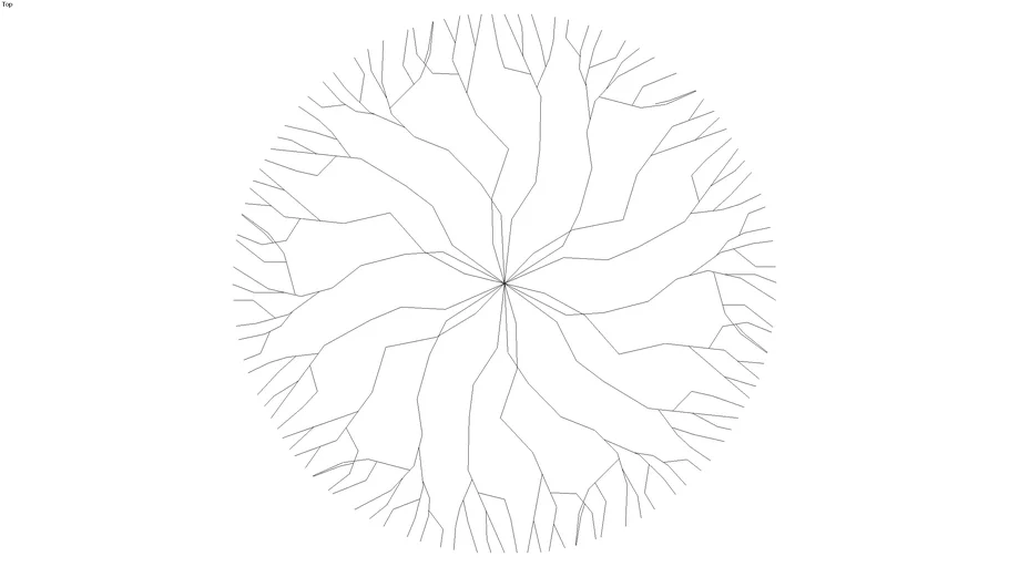 2d round planter | 3D Warehouse