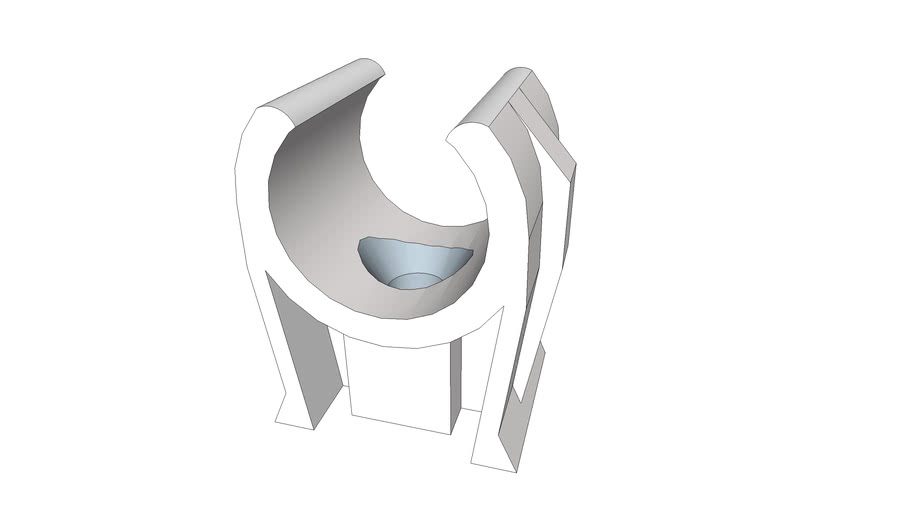 Pipe clip 15mm | 3D Warehouse