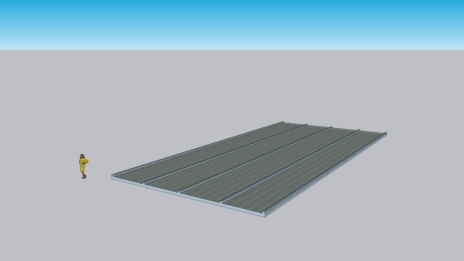 techo policarbonato | 3D Warehouse