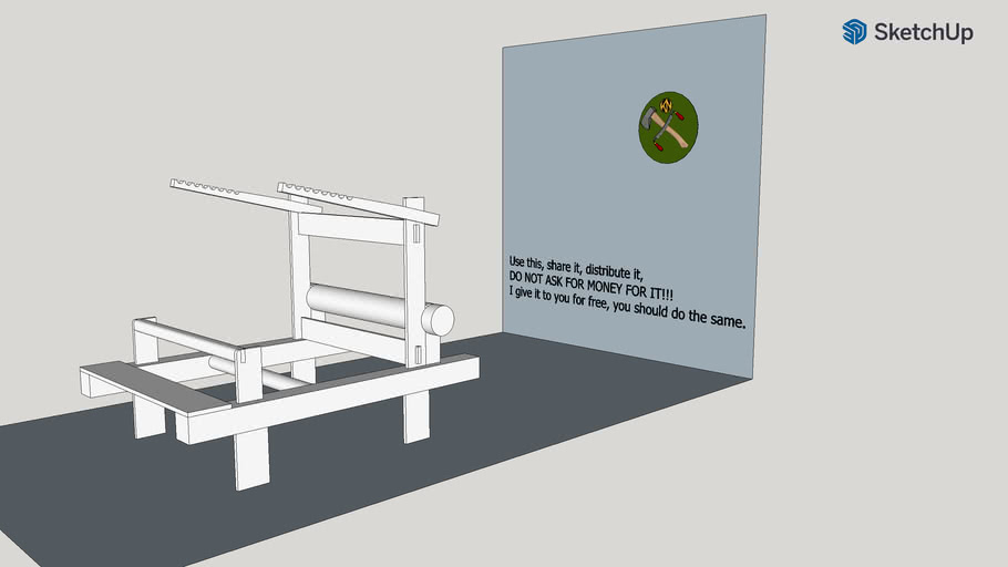 Barn Loom w/ interesting beams | 3D Warehouse