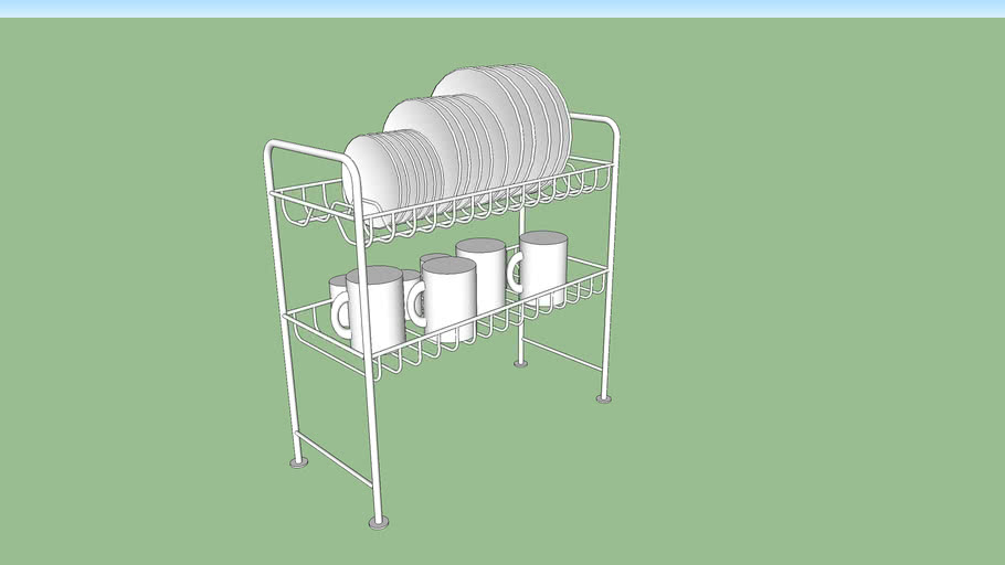 Rak Piring sepuluh ribuan 3 | 3D Warehouse