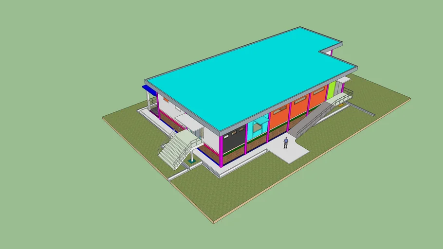 Control Building | 3D Warehouse