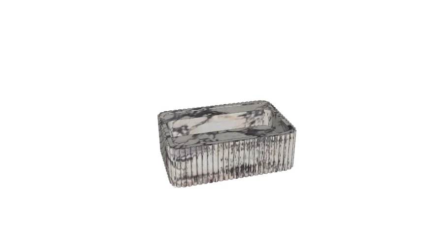 Zeus marble Calacatta Viola Groove Sink | 3D Warehouse