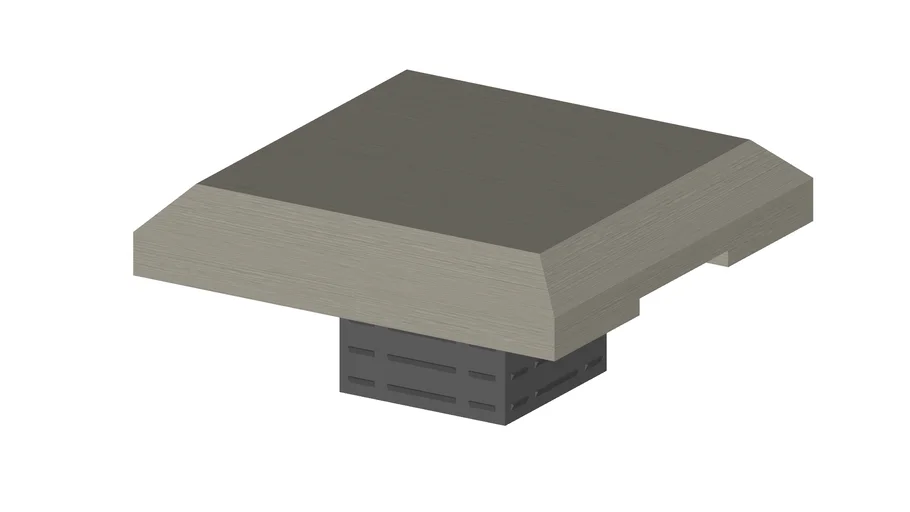 Fence Post Cap Silver Birch | 3D Warehouse