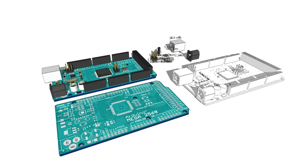 Arduino Mega | 3D Warehouse