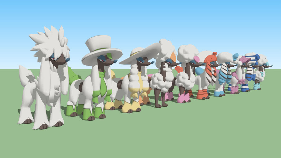 Furfrou (Pokémon X and Y) | 3D Warehouse