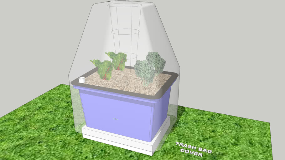 EARTHBOX DIY, WICKING CONTAINER | 3D Warehouse