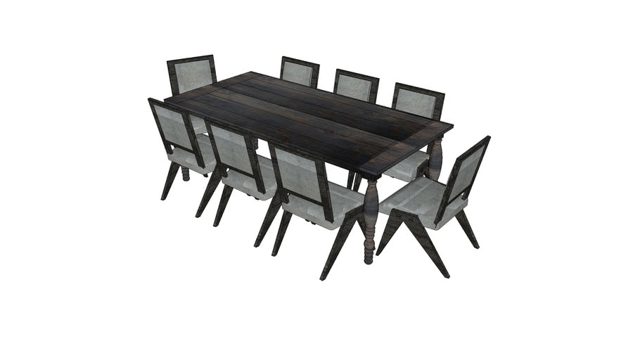 Dining Set 2.skp | 3D Warehouse