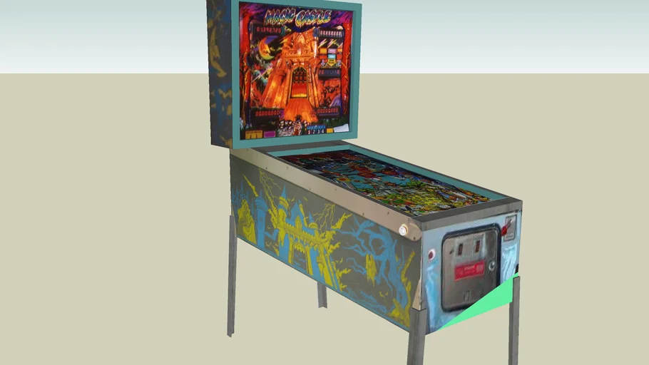 Magic Castle pinball machine | 3D Warehouse
