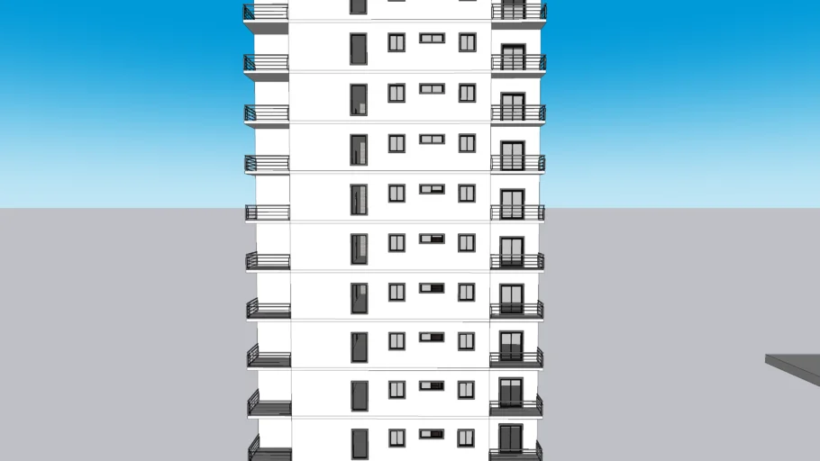 Torre de Apartamentos | 3D Warehouse