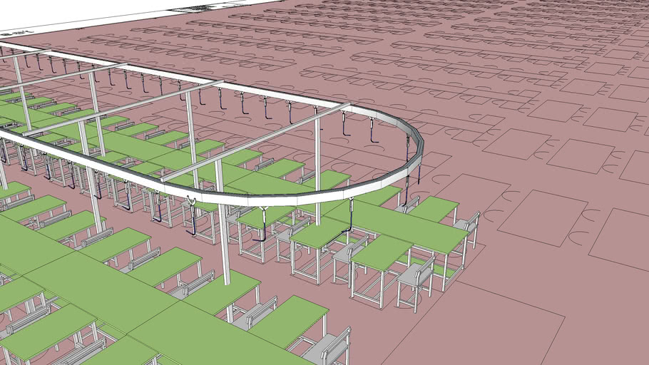 overheaddry conveyor P1 | 3D Warehouse