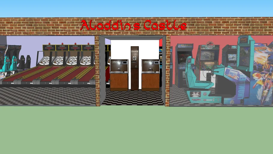 Aladdin's Castle - The Arcade Amusement | 3D Warehouse