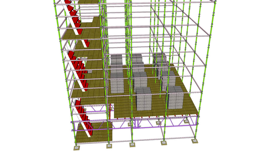 scaffolding survey tower Dubai | 3D Warehouse