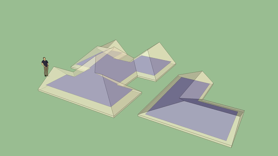 Assymetric Complex Hip and Gable Roof | 3D Warehouse