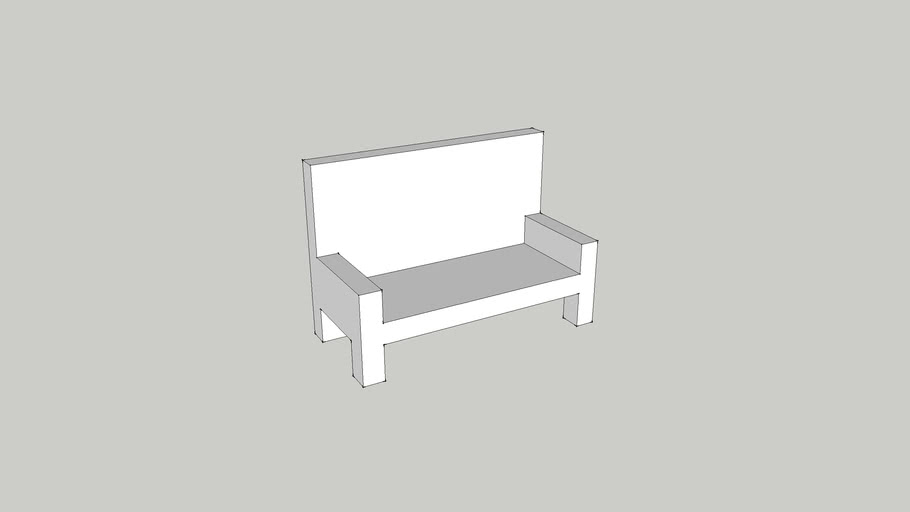 Love Seat (Rough) | 3D Warehouse