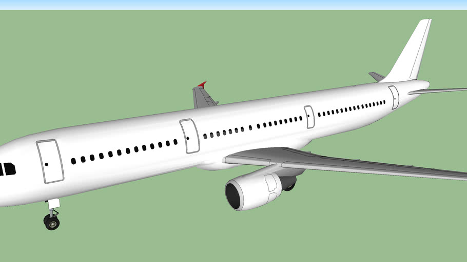 Template - Airbus A321-200 | 3D Warehouse