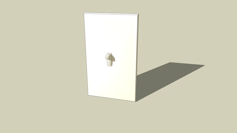 Single light switch | 3D Warehouse