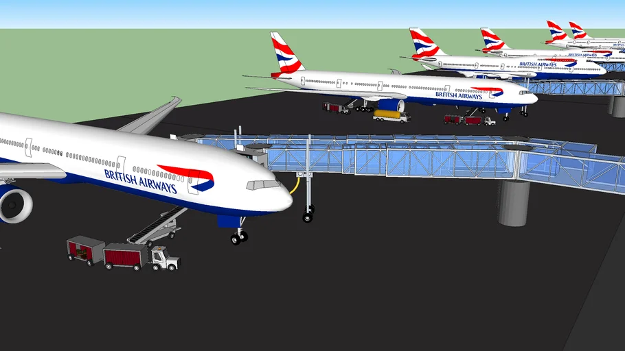 British airways Terminal | 3D Warehouse