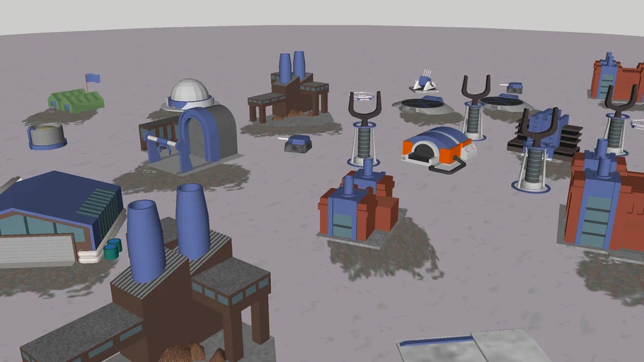 Command & Conquer Red Alert Allied base | 3D Warehouse