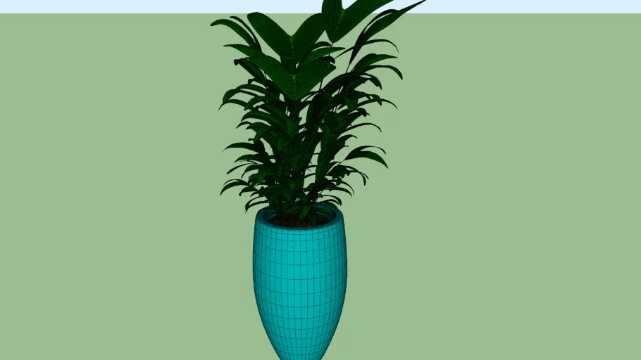 Vaso com Planta | 3D Warehouse