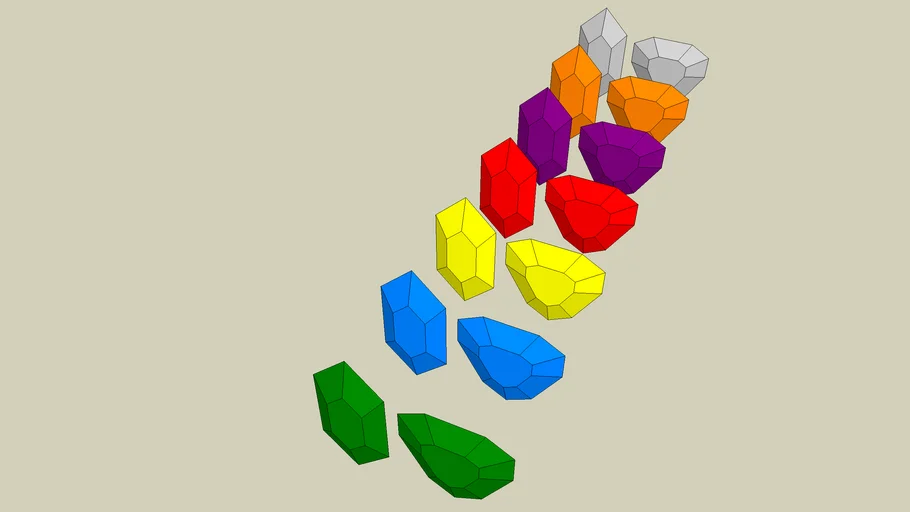 The Legend Of Zelda Rupees | 3D Warehouse