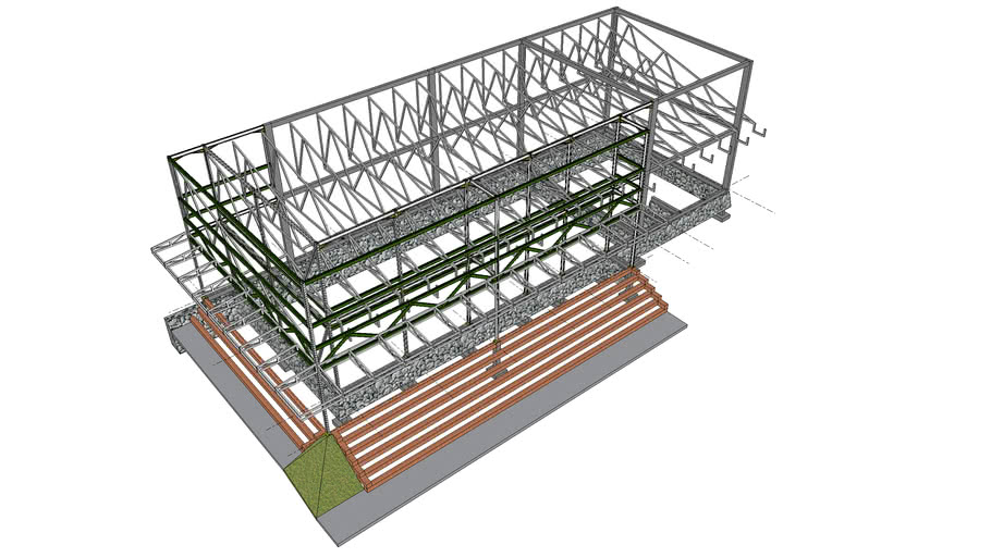RANGKA STRUKTUR ALFAMART | 3D Warehouse