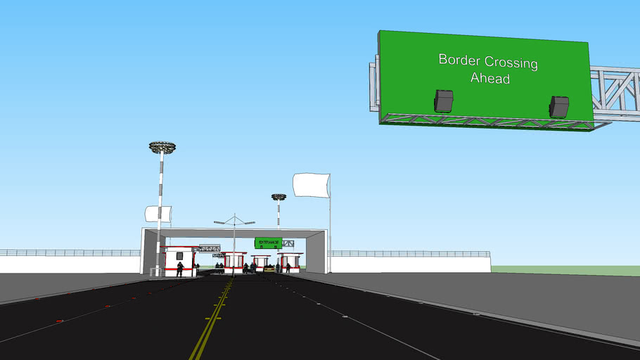 Border Crossing | 3D Warehouse