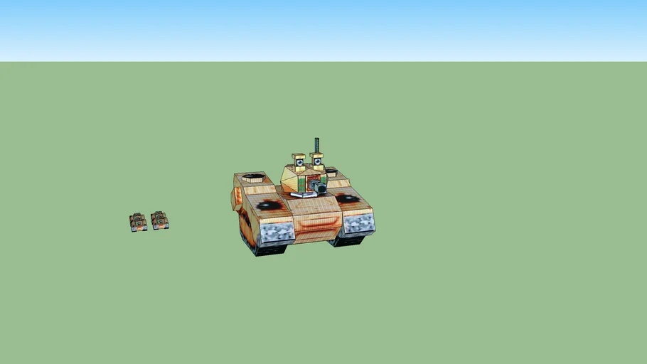 Tiny Tank (low-poly) | 3D Warehouse