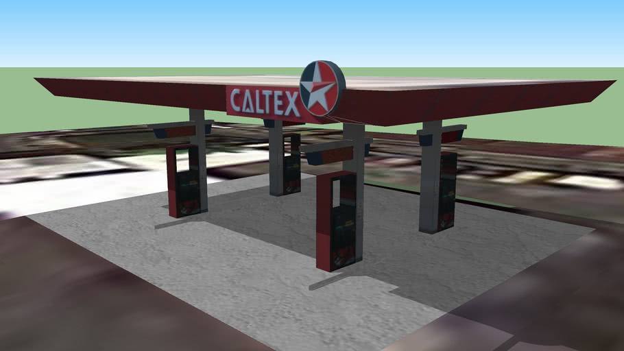 Caltex Gas Station | 3D Warehouse