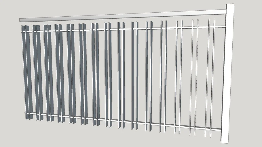 modern flat railings | 3D Warehouse