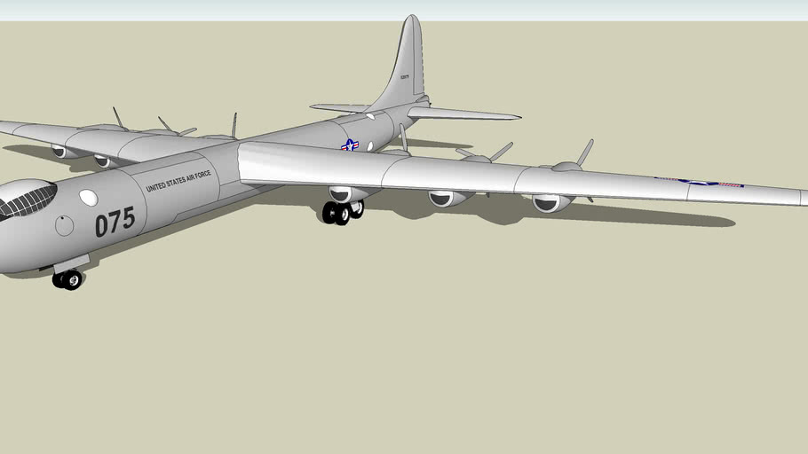 Convair B-36B Peacemaker (US Air Force) | 3D Warehouse