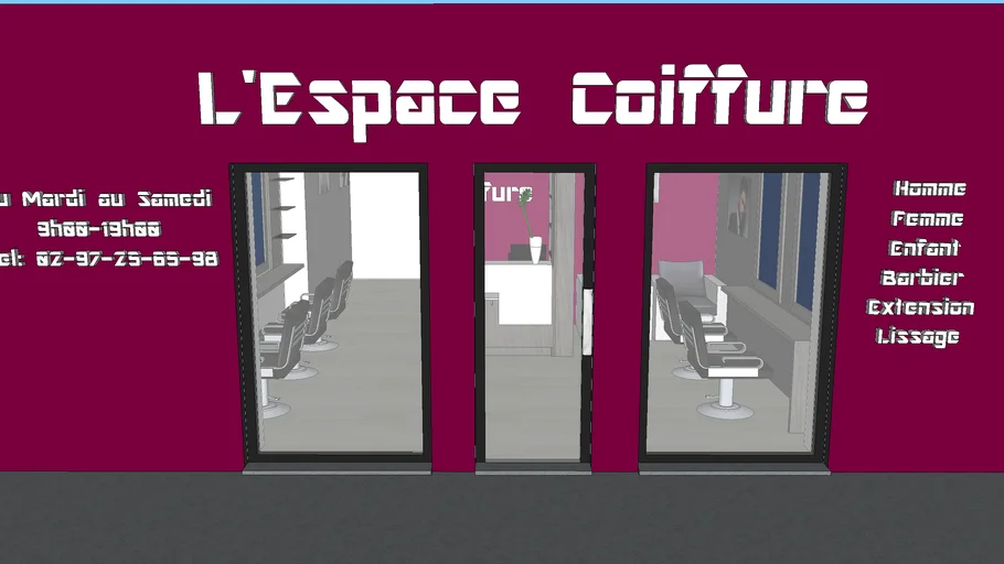 L'Espace Coiffure | 3D Warehouse