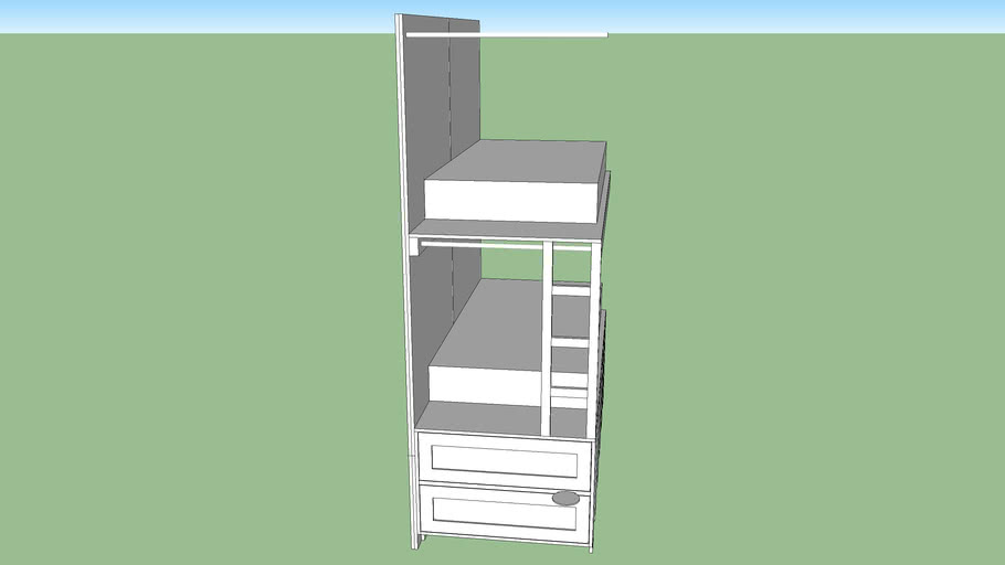 bunk bed single | 3D Warehouse