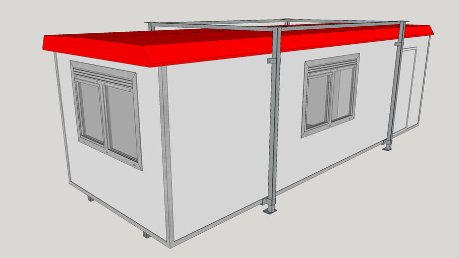 Office Container Unit | 3D Warehouse