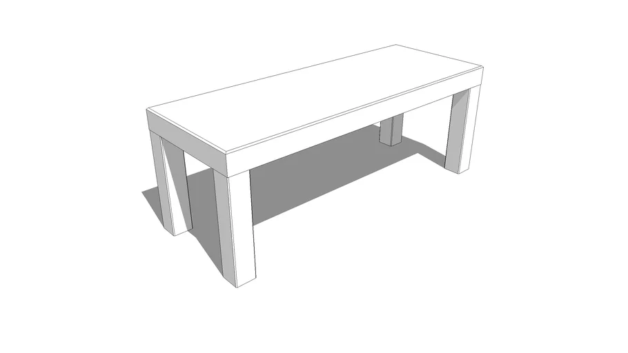 Designer8 - Mirrored Coffee Table | 3D Warehouse