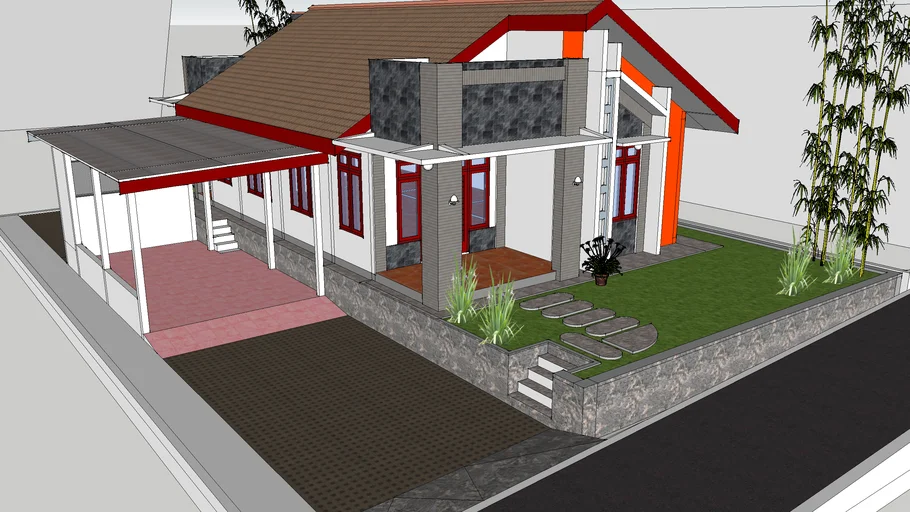 contoh rumah | 3D Warehouse