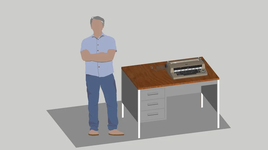 IBM SERIES - SELECTRIC COMPOSER TYPEWRITER - TYPE 1 (1966) | 3D Warehouse