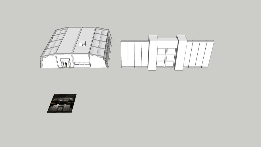 DZ Checkpoint and wall Segment | 3D Warehouse