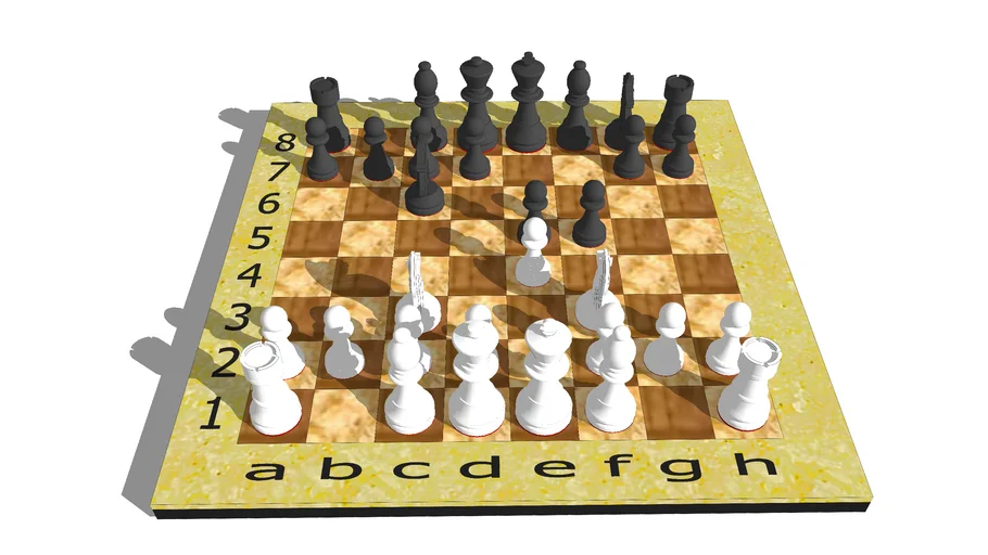Chess - Open game openings | 3D Warehouse