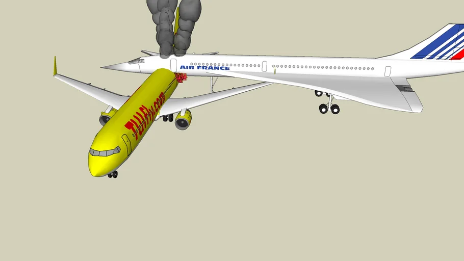 airplane crash for contest | 3D Warehouse