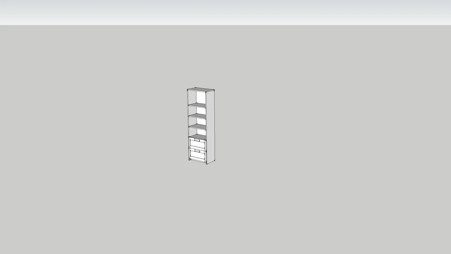 IKEA Brimnes library | 3D Warehouse