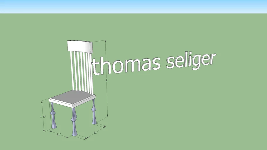 the chair of king | 3D Warehouse