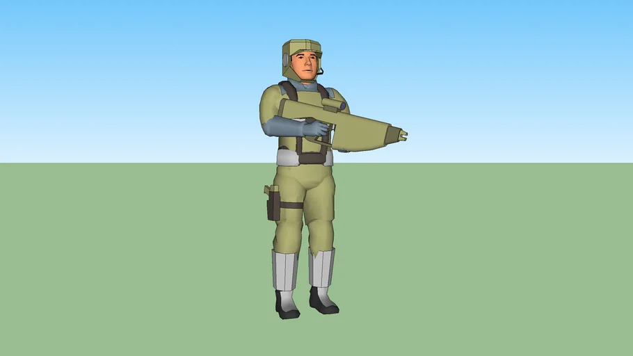 Federation Soldier (TMNT, 2003) | 3D Warehouse