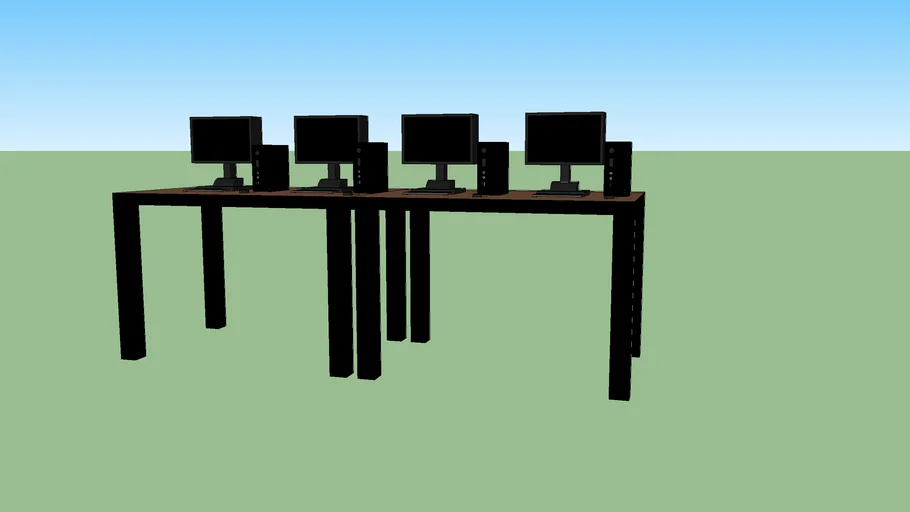 Computer Set | 3D Warehouse