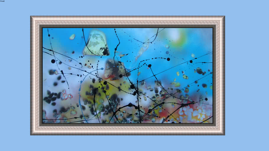Painting in frame | 3D Warehouse